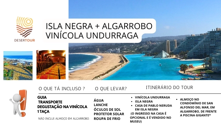 Isla Negra, Algarrobo e Vinícola Undurraga: Um Passeio Imperdível ...